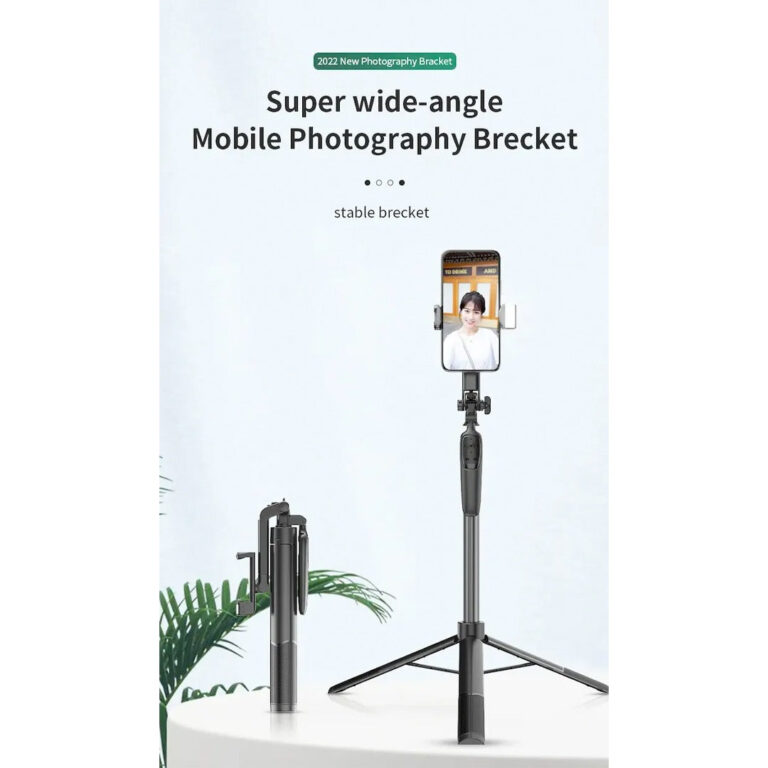 Adyss A66 Tripod Mini 3-in-1 Selfie Stick with Wireless Remote and ...