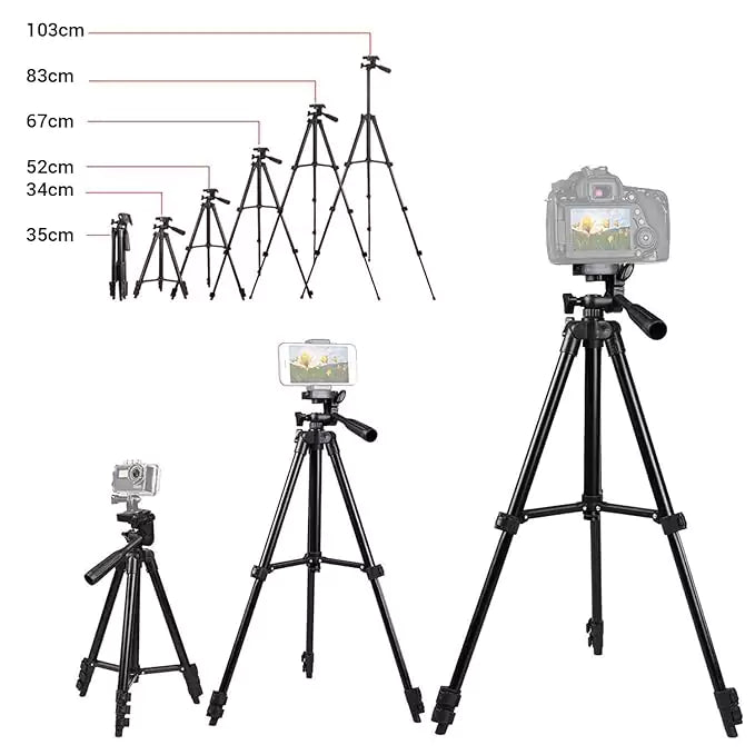Portable Universal Adjustable Tripod Stand 3120A – For Mobile Phones ...